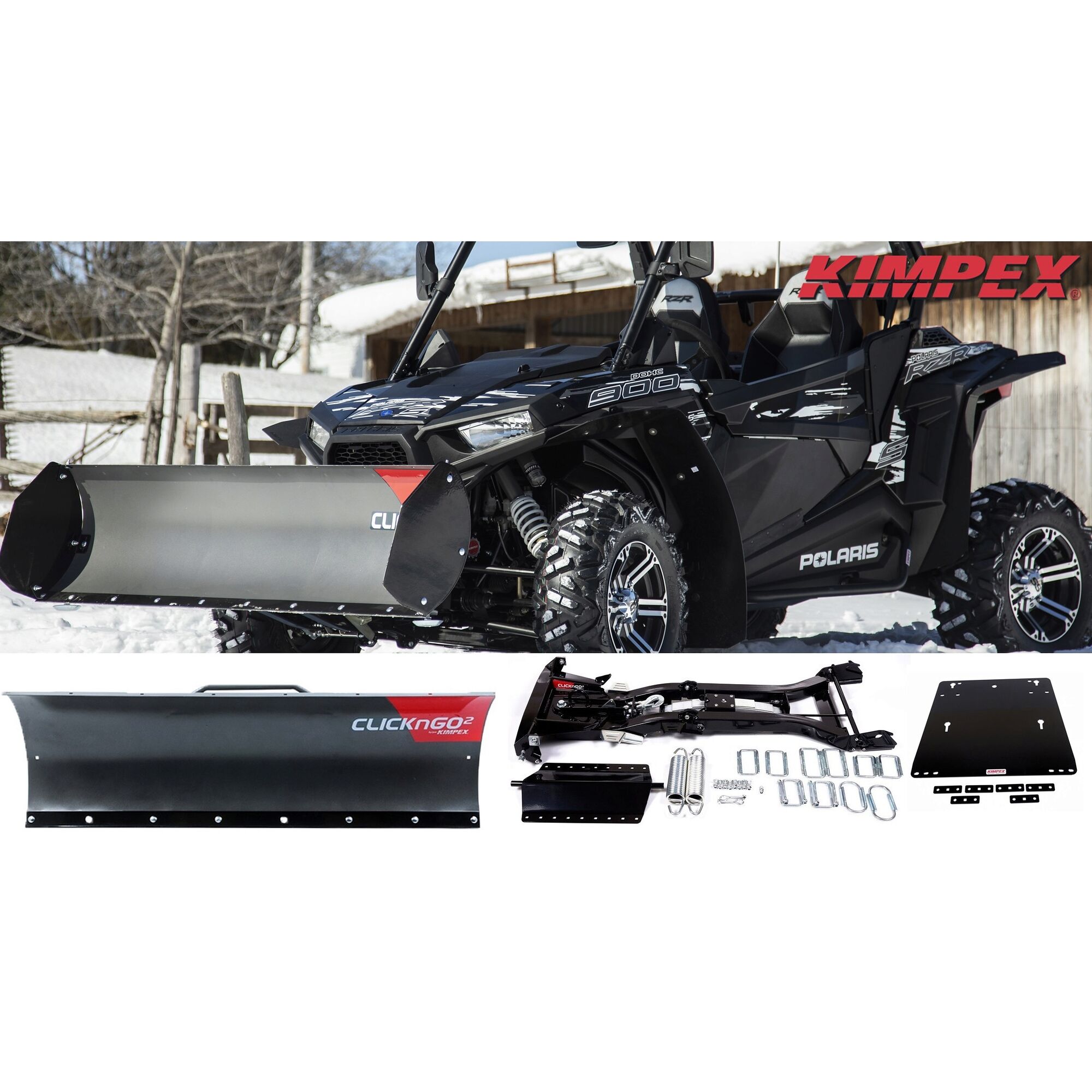 Köp Kimpex Click n Go 2 UTV Plogpaket 183cm - ATVhuset.se