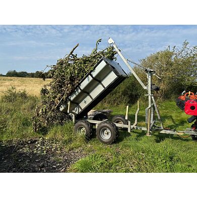 Köp ATV Vagn med Flak, Kran och Elvinsch - ATVhuset.se