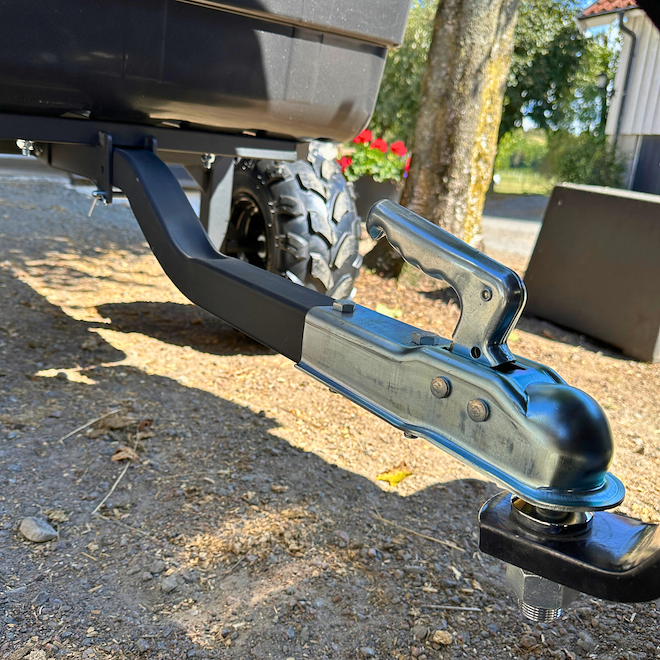 ATV Vagn Tippbar 300 kg – Flak i Polyetylen | ATVhuset